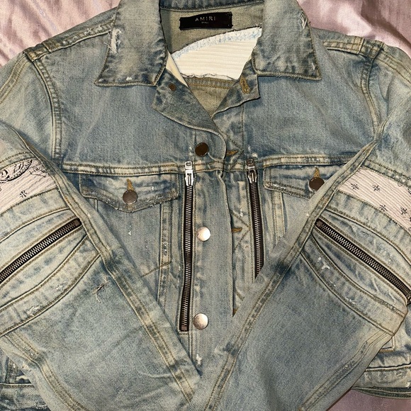 AMIRI | Jackets & Coats | Amiri Mx2 Trucker Jean Jacket | Poshmark